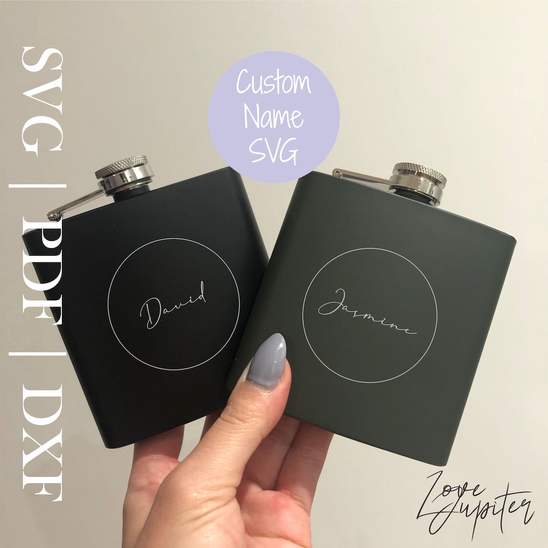 Custom Circle Name SVG | Car Window Decal | Pdf Dxf | Cut File ...