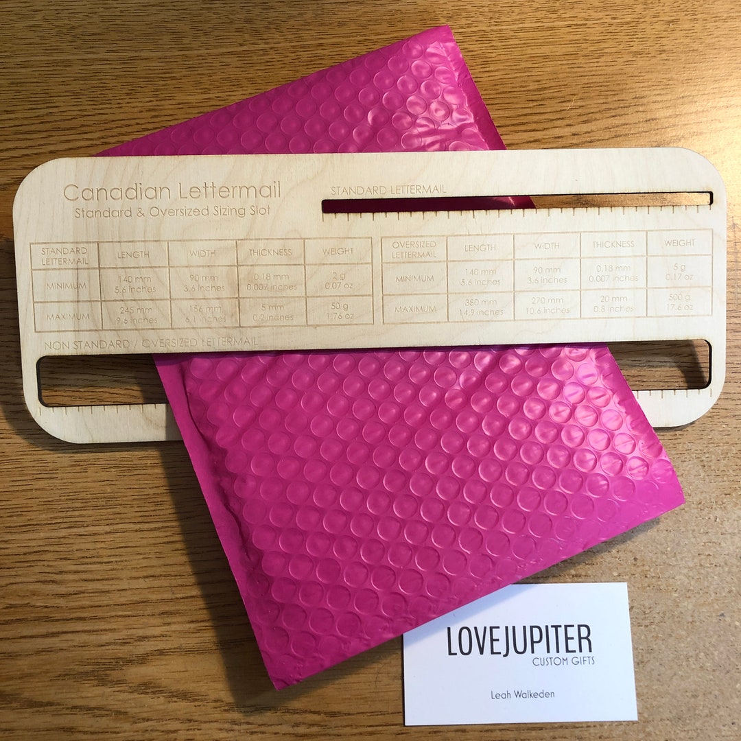 Canadian Postal Lettermail Size Slot / Mail Thickness Sizing /oversized ...