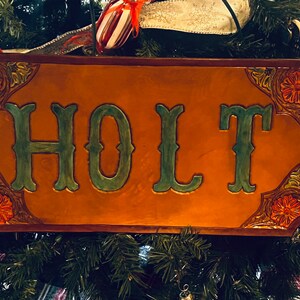 Custom, Hand-tooled Leather Plaque...prices Vary - Etsy