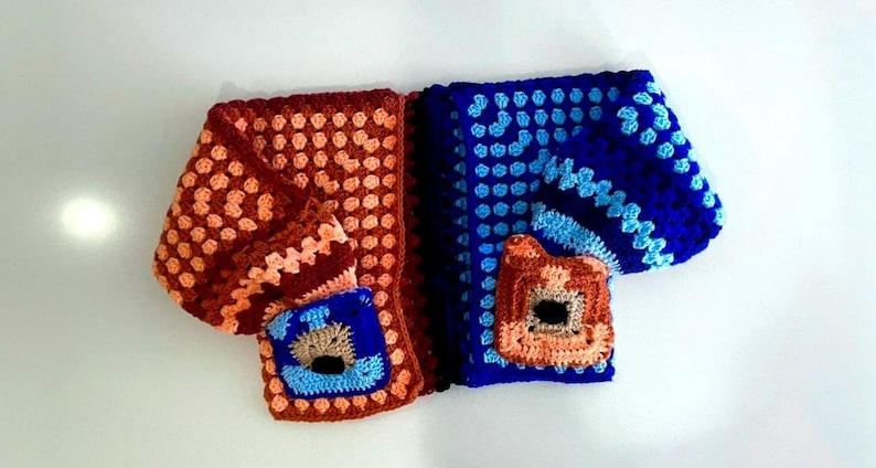 Bluey Inspired Hexagon Cardigan for Kids – Handmade Crochet Bluey ...