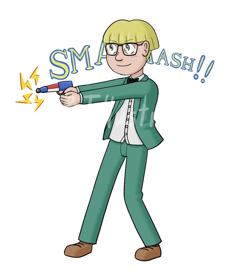 Earthbound SMASH 2" Double-sided Acrylic Charm - Etsy