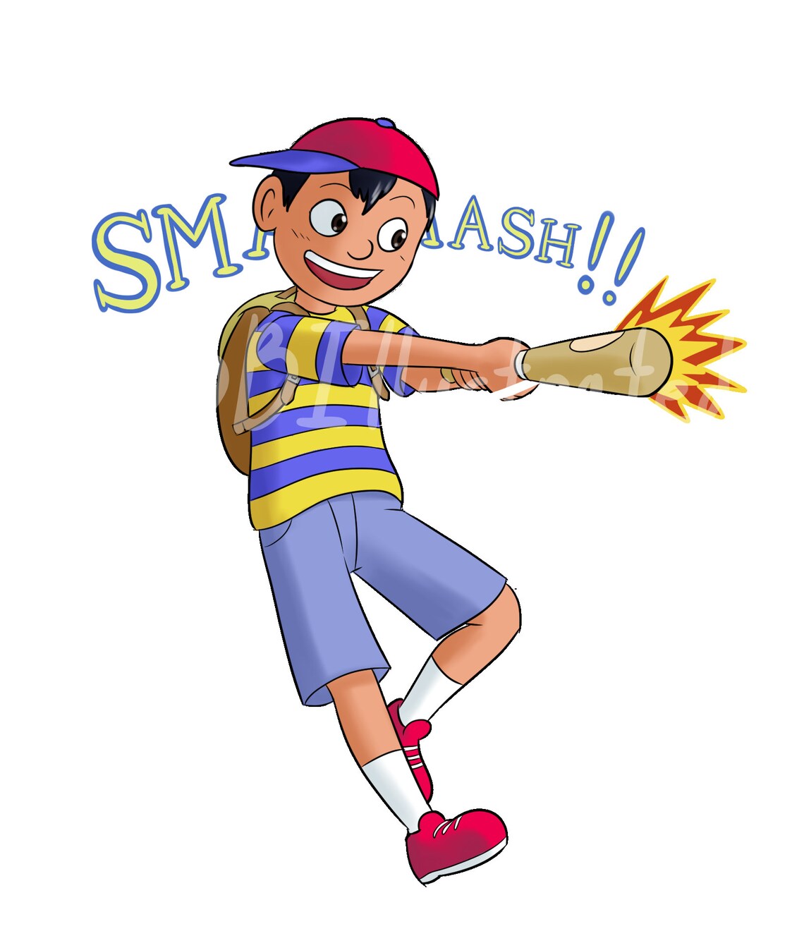 Earthbound SMASH 2" Double-sided Acrylic Charm - Etsy