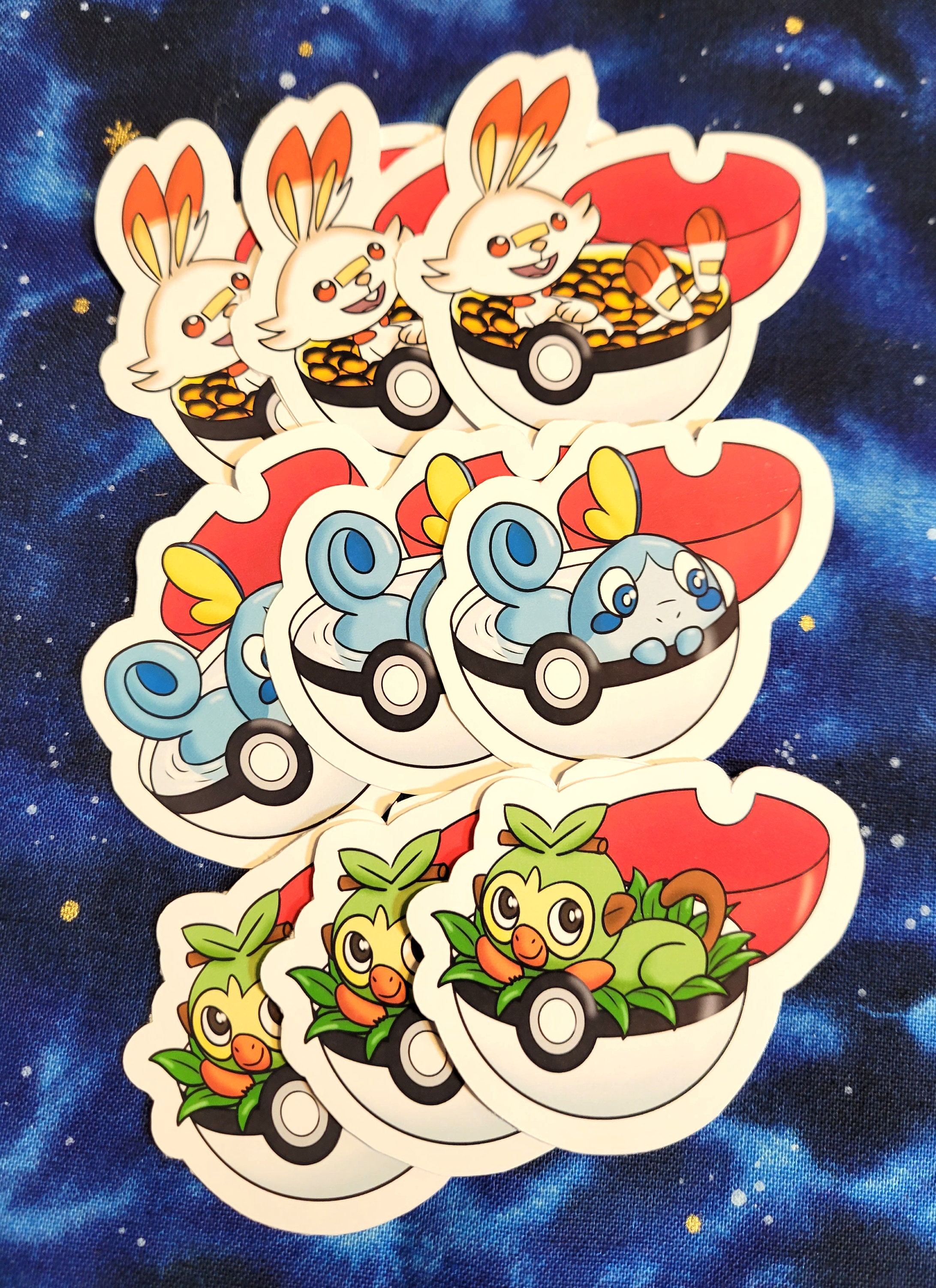 Pokemon Scorbunny Sobble Grookey 2 Stickers - Etsy