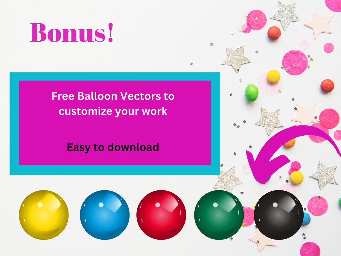 Digital Balloon Template - Build Your Own GARLANDS, Balloon Pricing ...