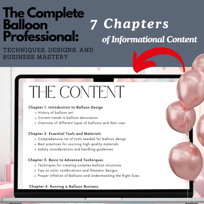 Complete Guide to Balloon Artistry E-book - Learn Balloon Decorations ...