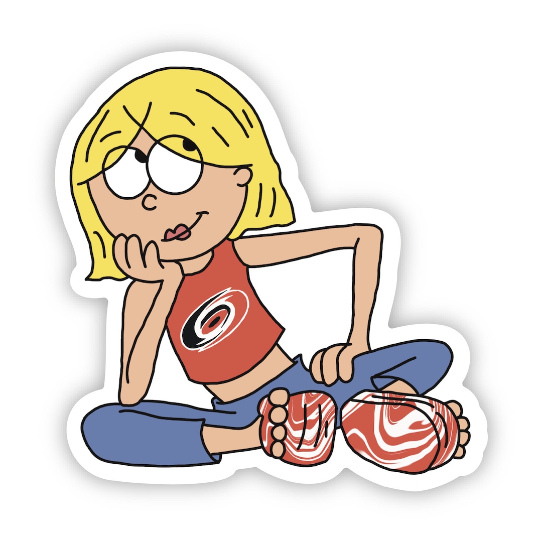 Lizzie Mcguire Red Carolina Hockey Fan Sticker - Etsy