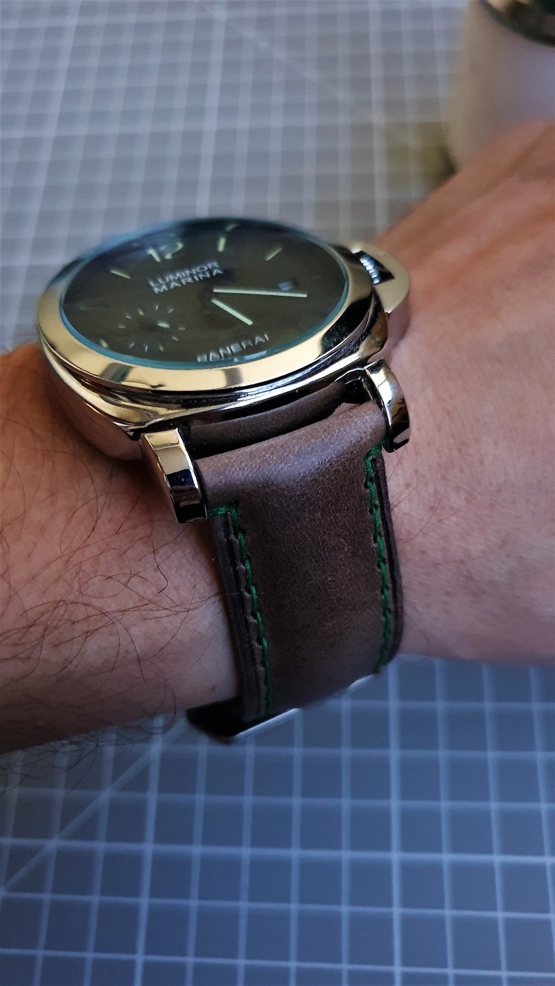 Men's Wide Leather Watch Strap for Panerai (26mm 24mm) - Etsy