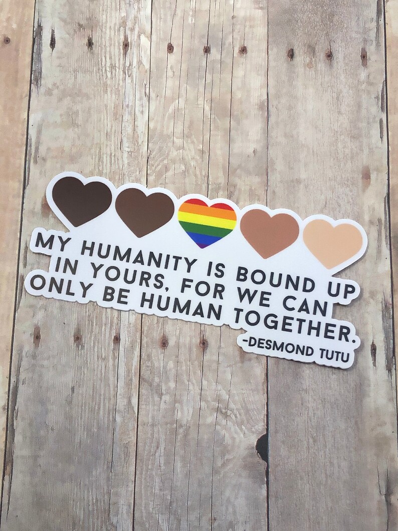 Humanity Decal Diversity Equality Racial Equality LGBT | Etsy