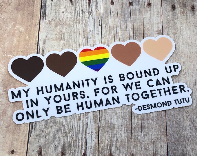 Humanity Decal - Diversity - Equality - Racial Equality - LGBT - Humans ...