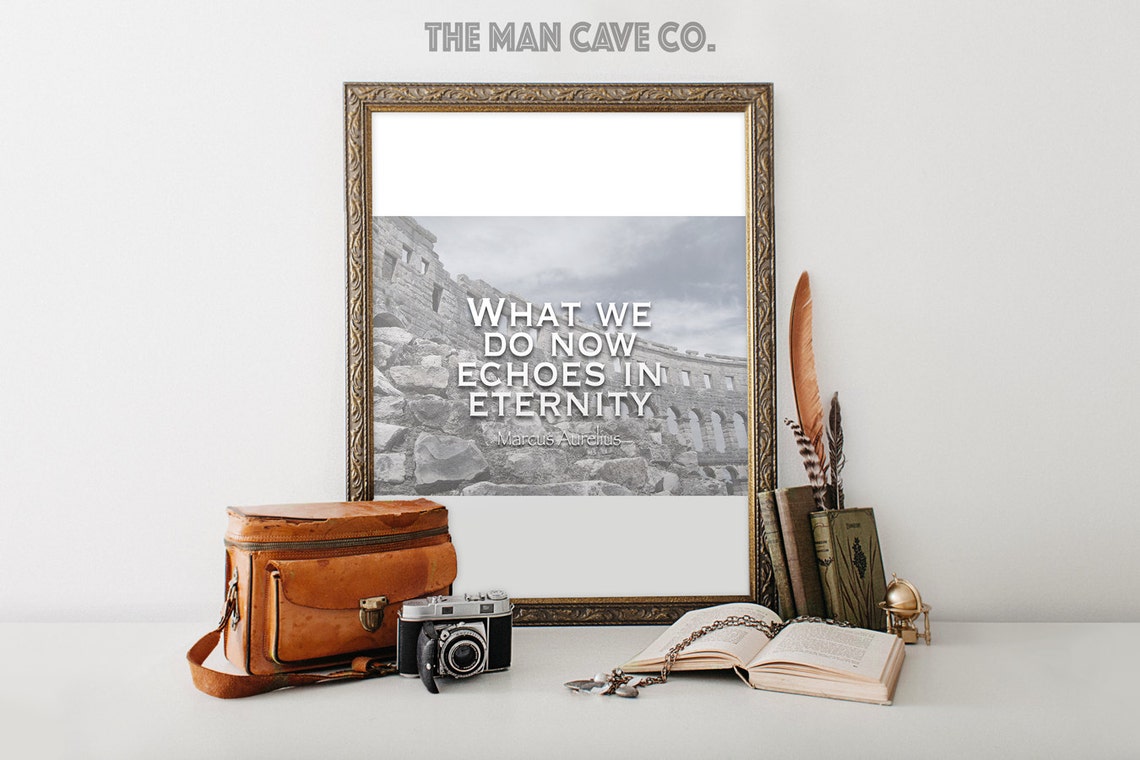 Coliseum Printable Art Marcus Aurelius Quote Print Wall Art Rome Poster ...