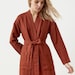 Linen Duster With Pockets, Linen Kimono Jacket, Sustainable Flare Coat ...