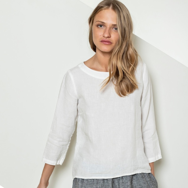 Linen Blouse - Etsy
