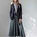 Collarless Linen Jacket for Women, Buttoned Linen Cardigan, Linen ...