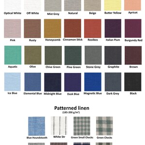 60s Linen Dress, Short Linen Dress, Linen Mini Dress With Crew Neck and ...