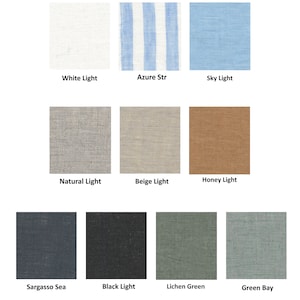 Fabrics Color Card, Lithuanian Linen, OEKO TEX Certified Linen - Etsy