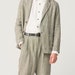 Buttoned Linen Jacket for Men With No Lining, Mens Summer Blazer With ...