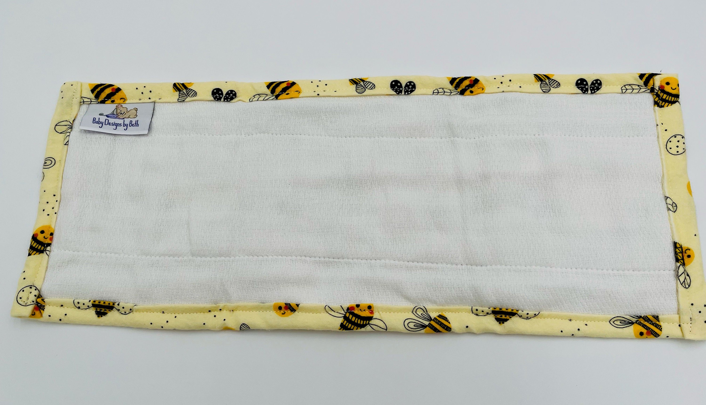 Bumble Bees Baby Blanket Set Cute Bees Flannel Minky Dot yellow - Etsy
