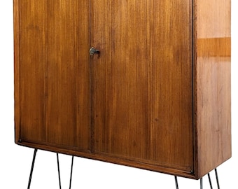 Mid Century Danish Modern Teak Cabinet - Etsy