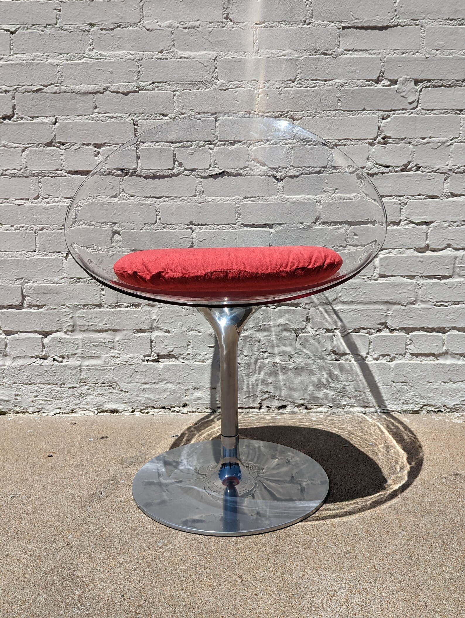 Modern Acrylic Lucite Swivel Chair by Kartell - Etsy
