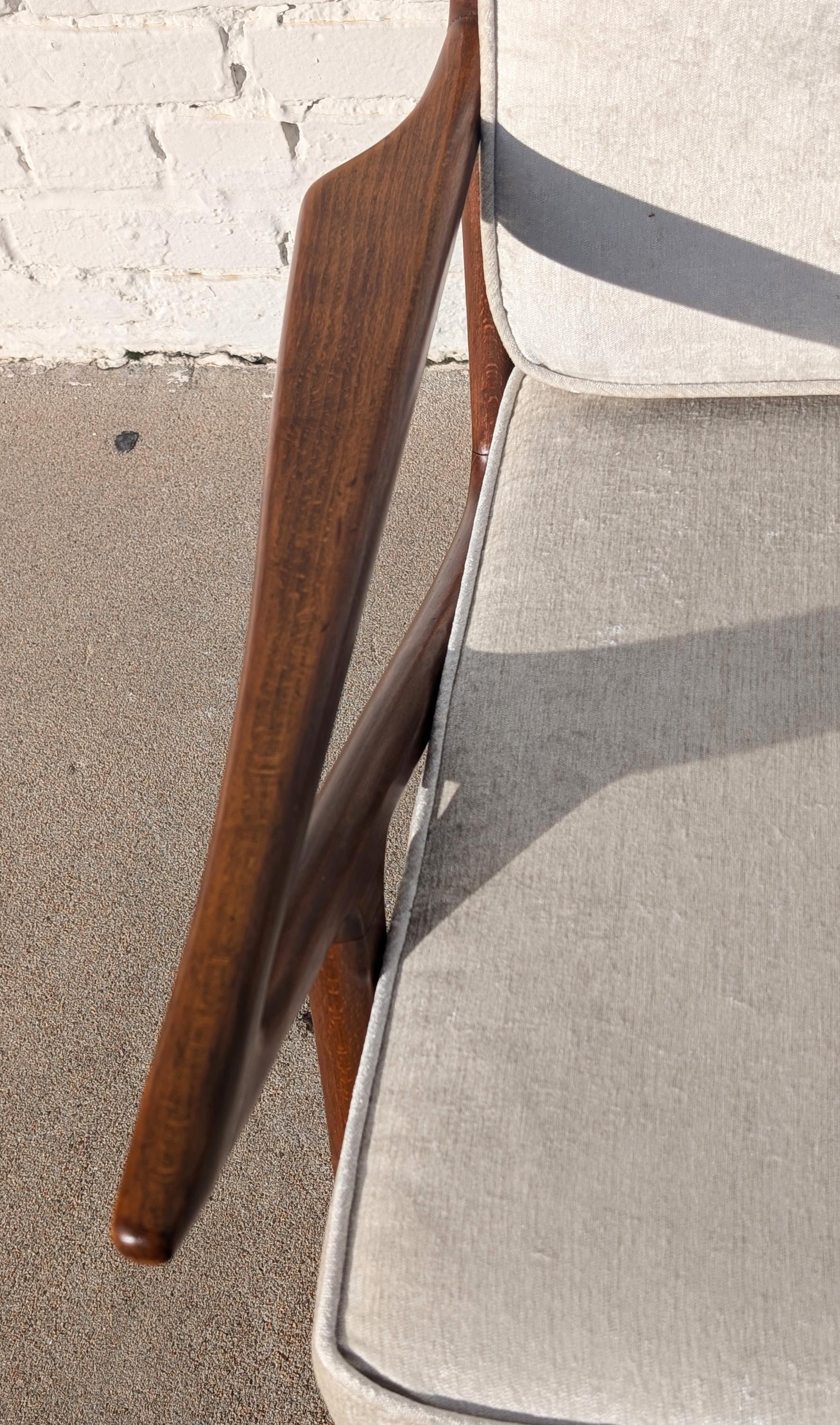 Mid Century Danish Modern Z Inspired Chair - Etsy