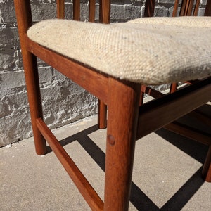Mid Century Modern Danish D Scan Teak Dining Chairs Set of 4 - Etsy