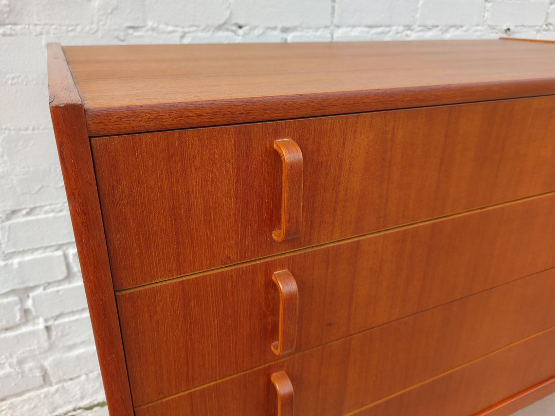 Mid Century Modern Scandinavian Teak Cabinet - Etsy