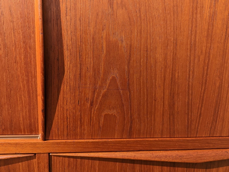 Mid Century Danish Modern Teak Cabinet - Etsy