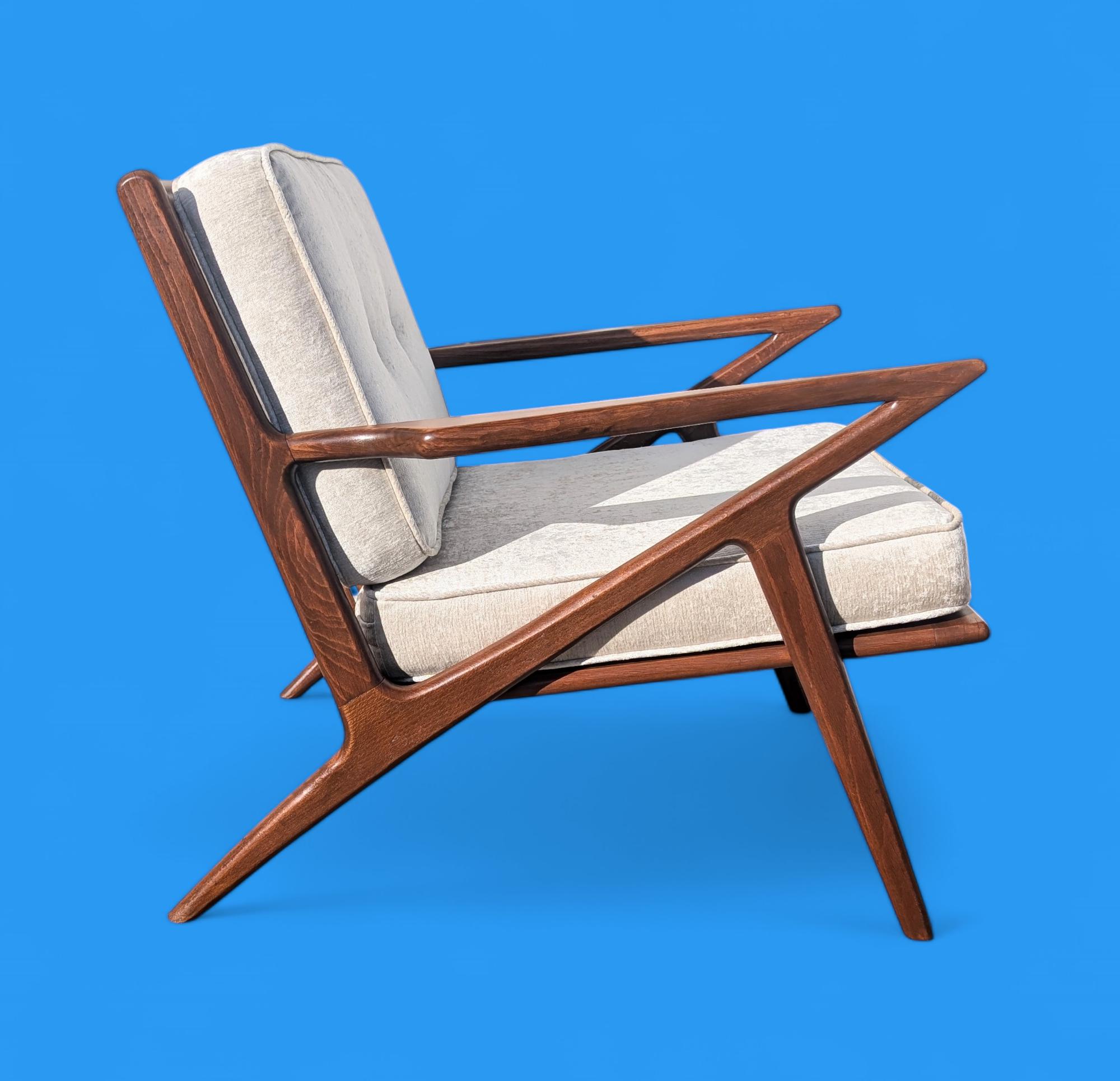 Mid Century Danish Modern Z Inspired Chair - Etsy