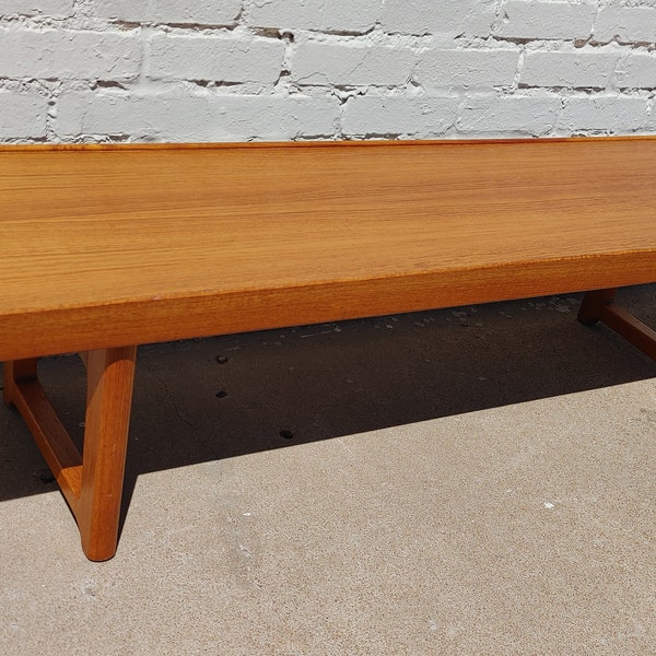Mid Century Bench - Etsy