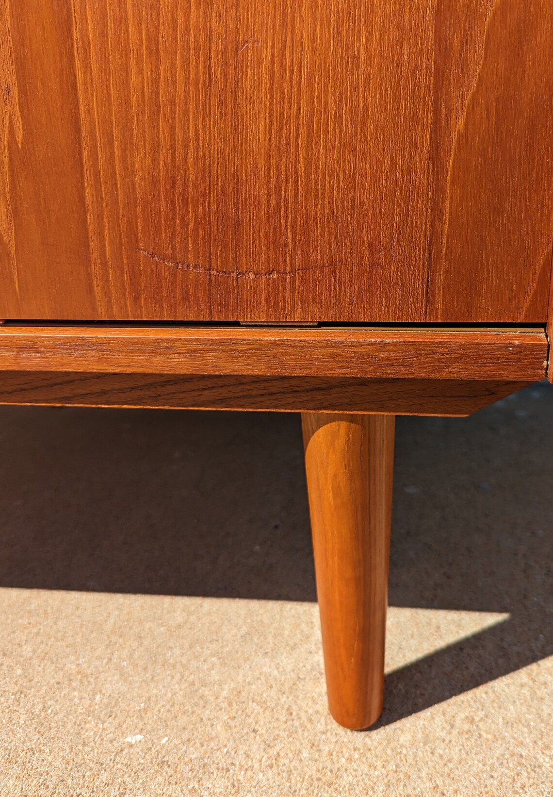 Mid Century Danish Modern Teak Cabinet - Etsy