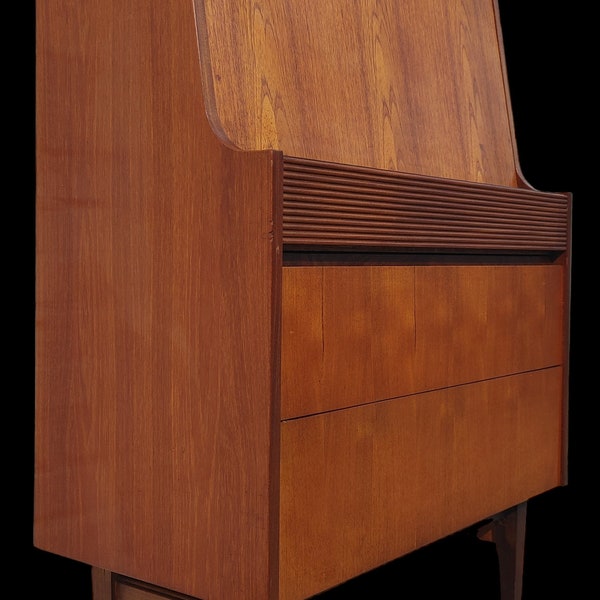 Mid Century Secretary Desk - Etsy