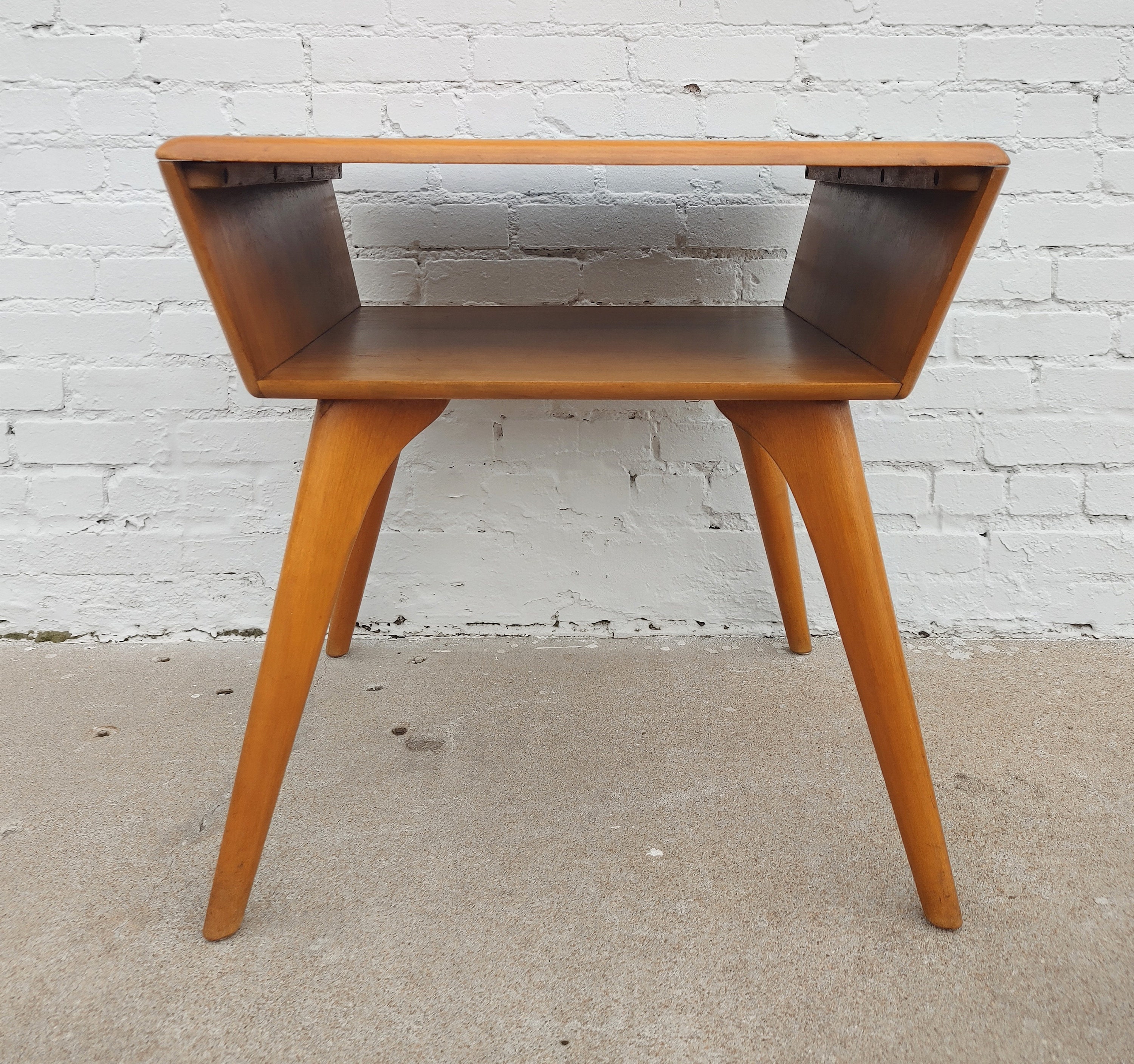 Mid Century Modern Heywood Wakefield Maple Lamp Table - Etsy