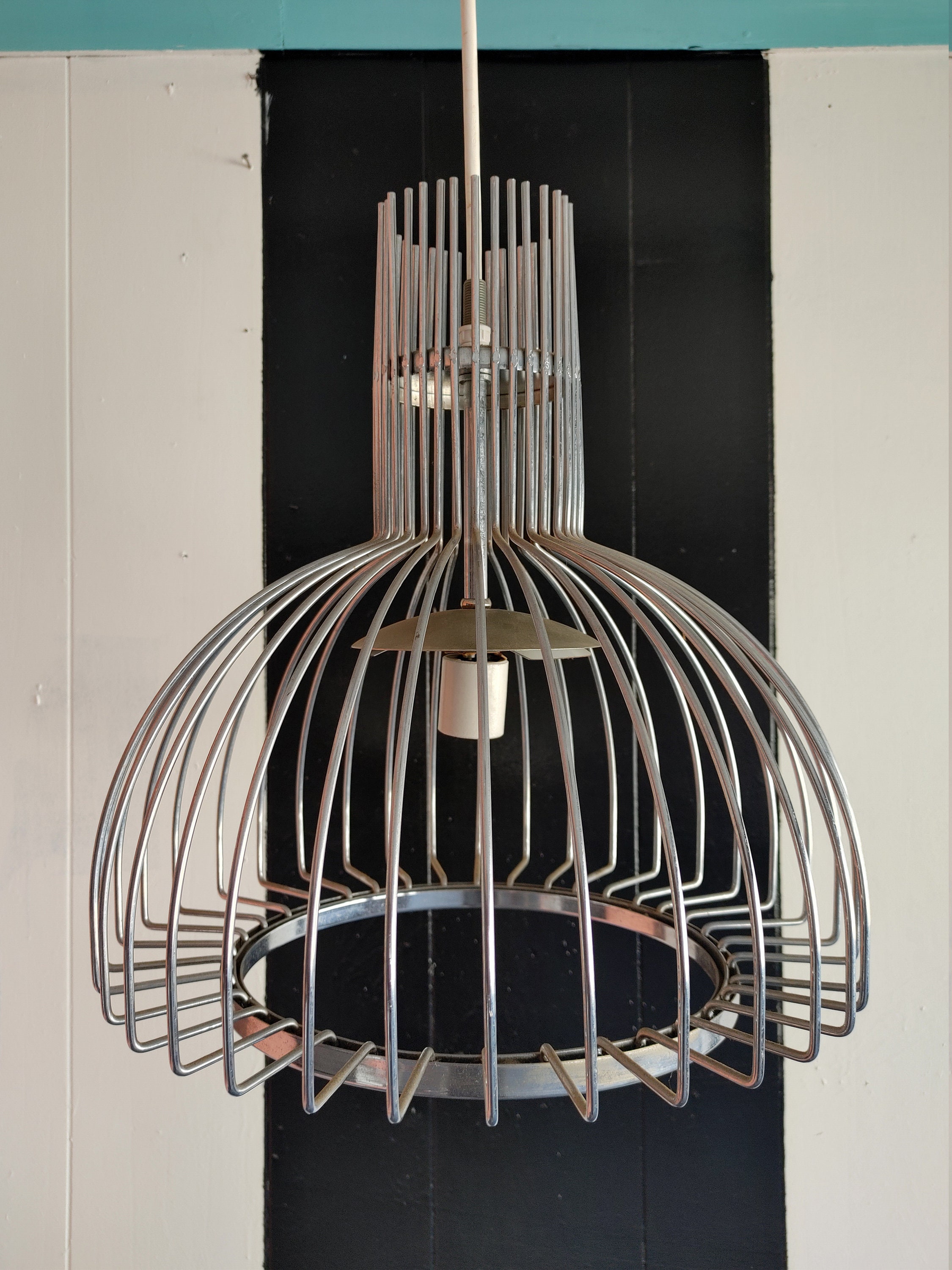 Modern Steel and Globe Lighting Fixtures - Etsy