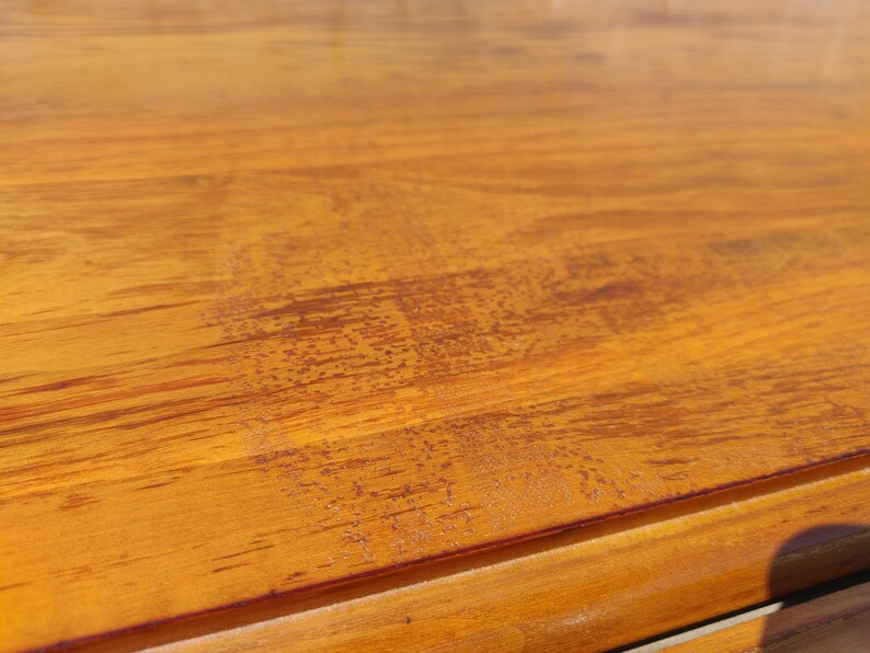 Mid Century Modern Bissman Solid Walnut Dining Table | Etsy