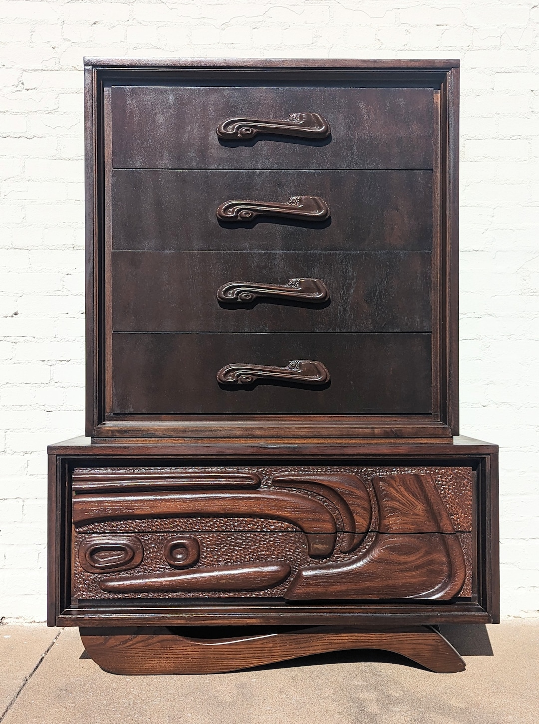 Mid Century Modern Pulaski Oceanic Dresser - Etsy