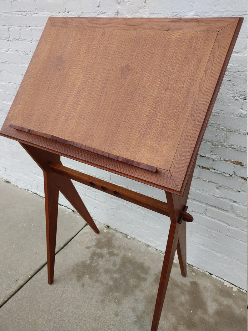 Mid Century Modern Drafting Table - Etsy