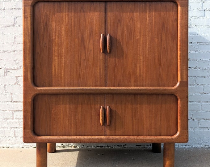 Mid Century Danish Modern Teak Cabinet by Dyrland - Etsy