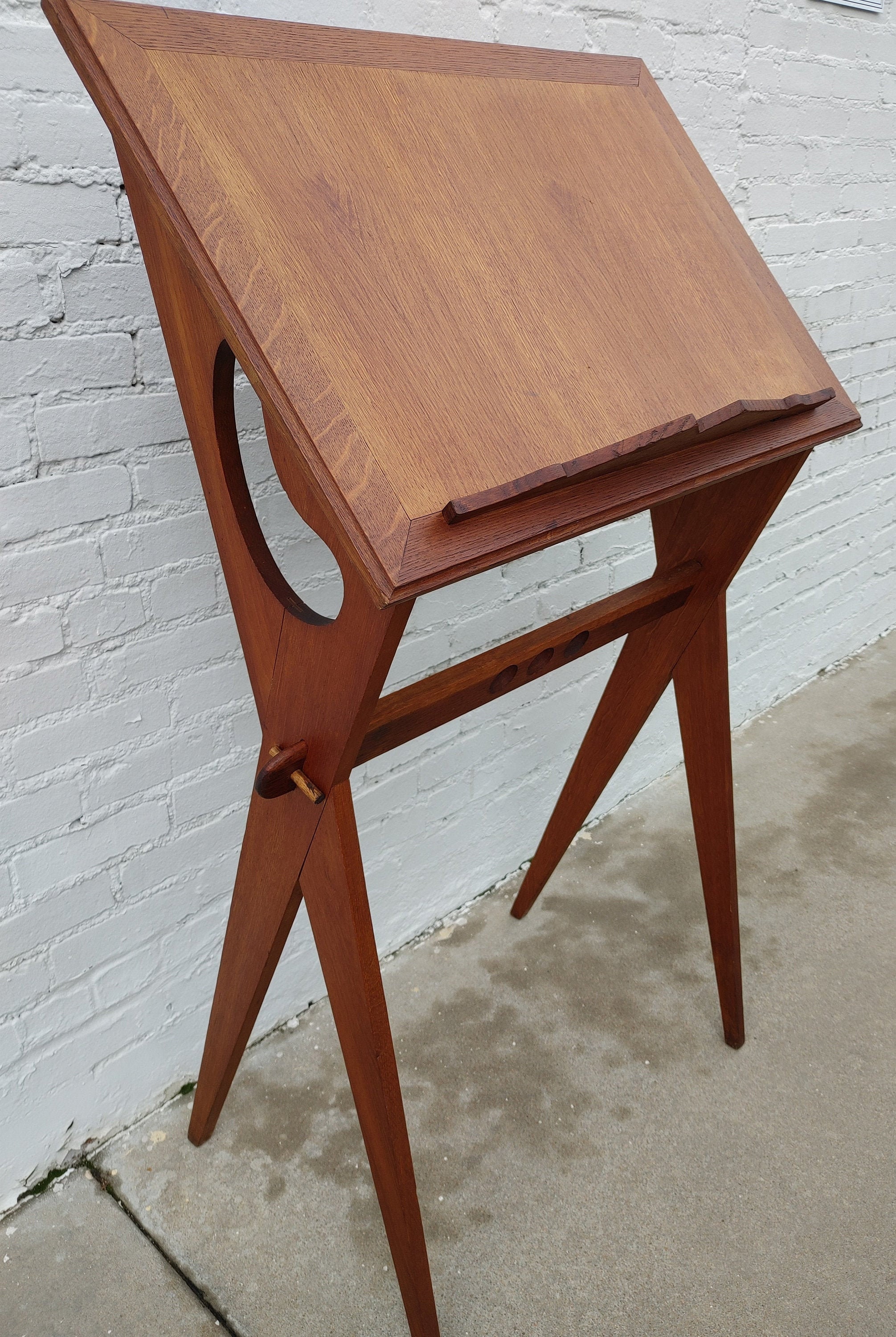 Mid Century Modern Drafting Table - Etsy