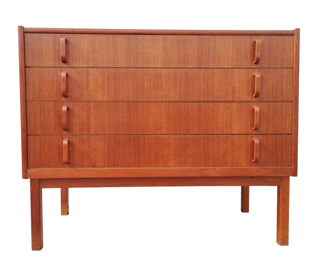 Mid Century Modern Scandinavian Teak Cabinet - Etsy