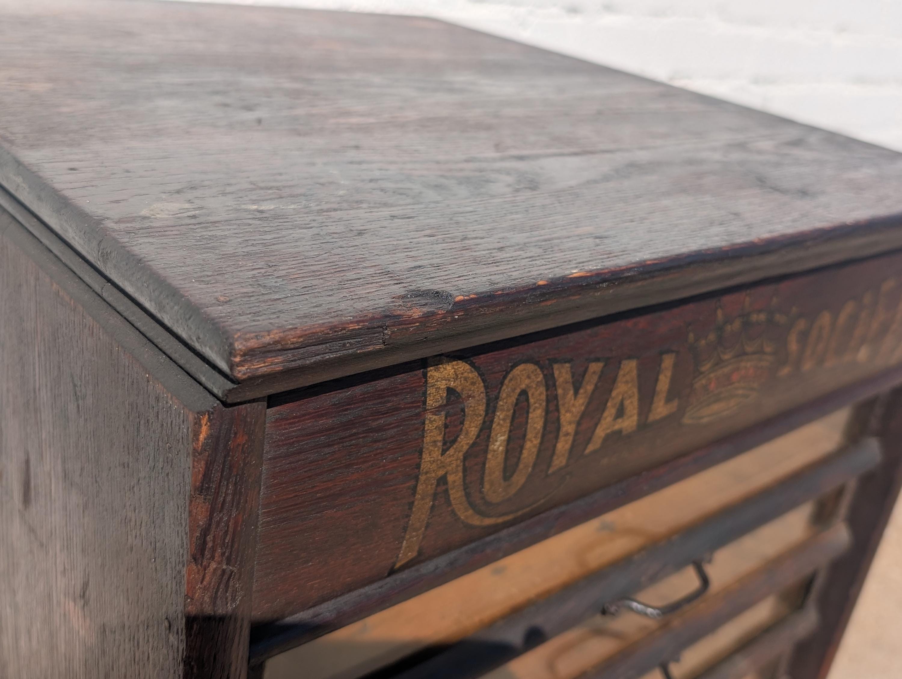 Rustic Royal Society Oak Storage Cabinet - Etsy