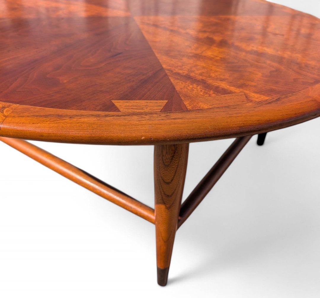Mid Century Modern Lane Acclaim Round Coffee Table - Etsy