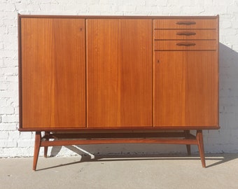 Mid Century Danish Modern Teak Cabinet - Etsy
