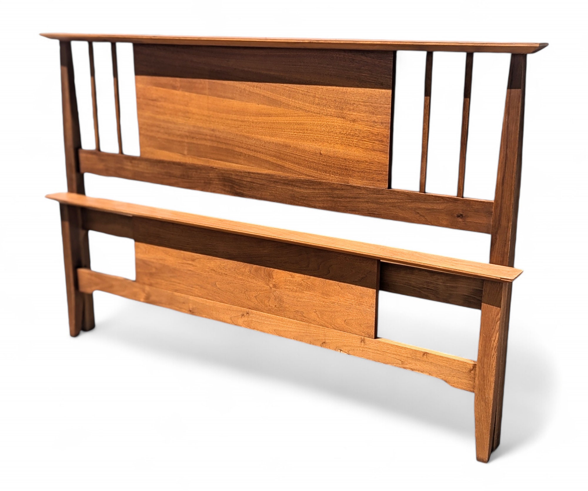 Mid Century Modern Real Mccoy Walnut Headboard Etsy