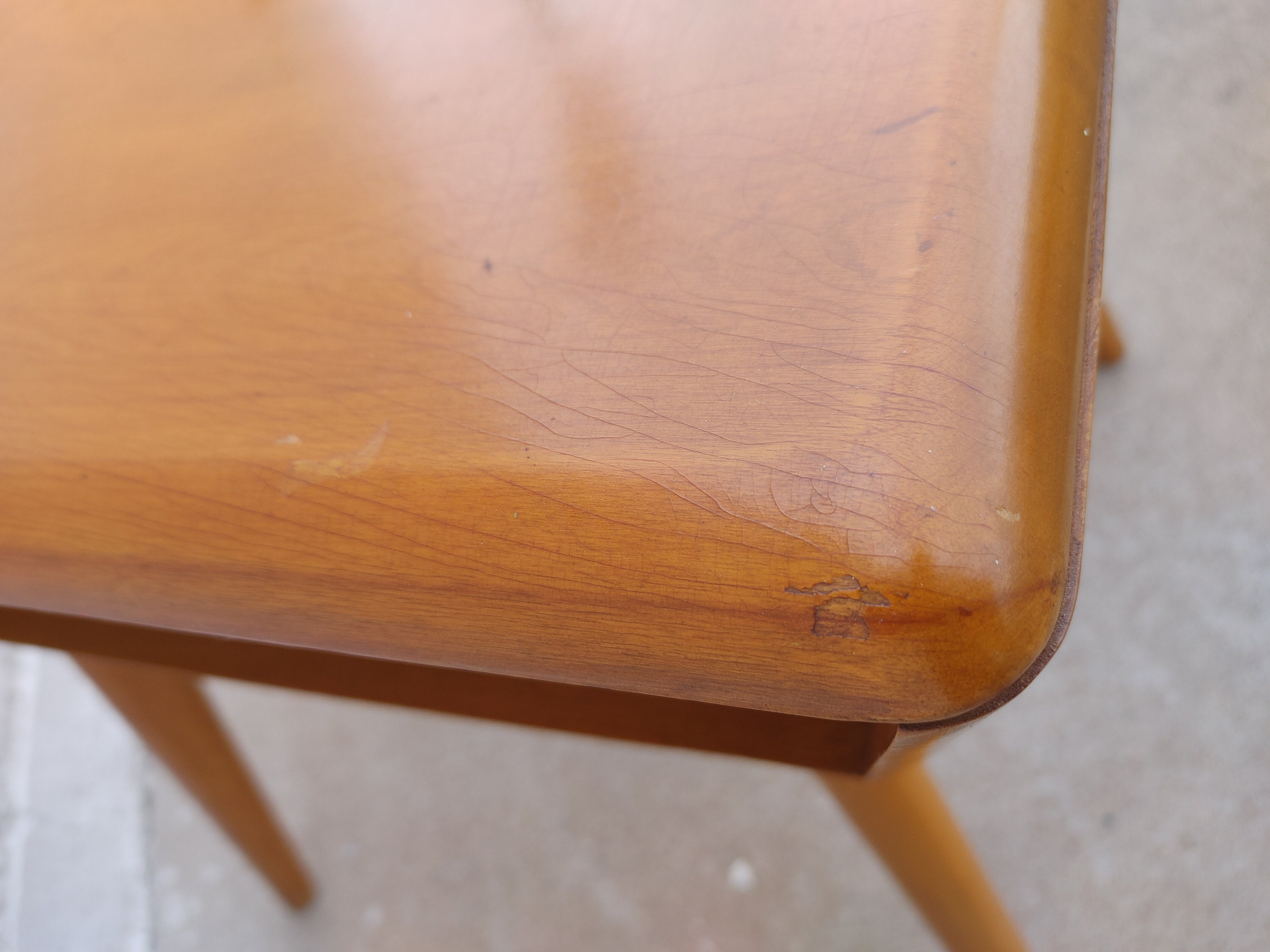 Mid Century Modern Heywood Wakefield Maple Lamp Table - Etsy