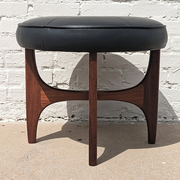Mid Century Modern Footstool - Etsy