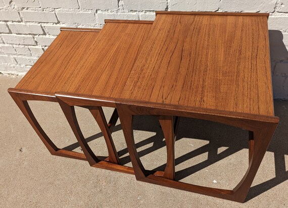 Mid Century Modern Teak Nesting Tables by G Plan - Etsy
