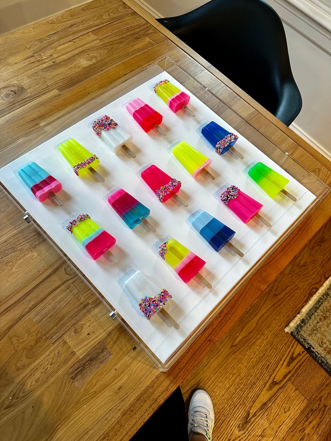 Resin Popsicle Wall Art, Popsicle Painting, Pop Art Popsicles - Etsy