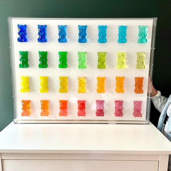 Resin Gummy Bear Art Wall - Etsy