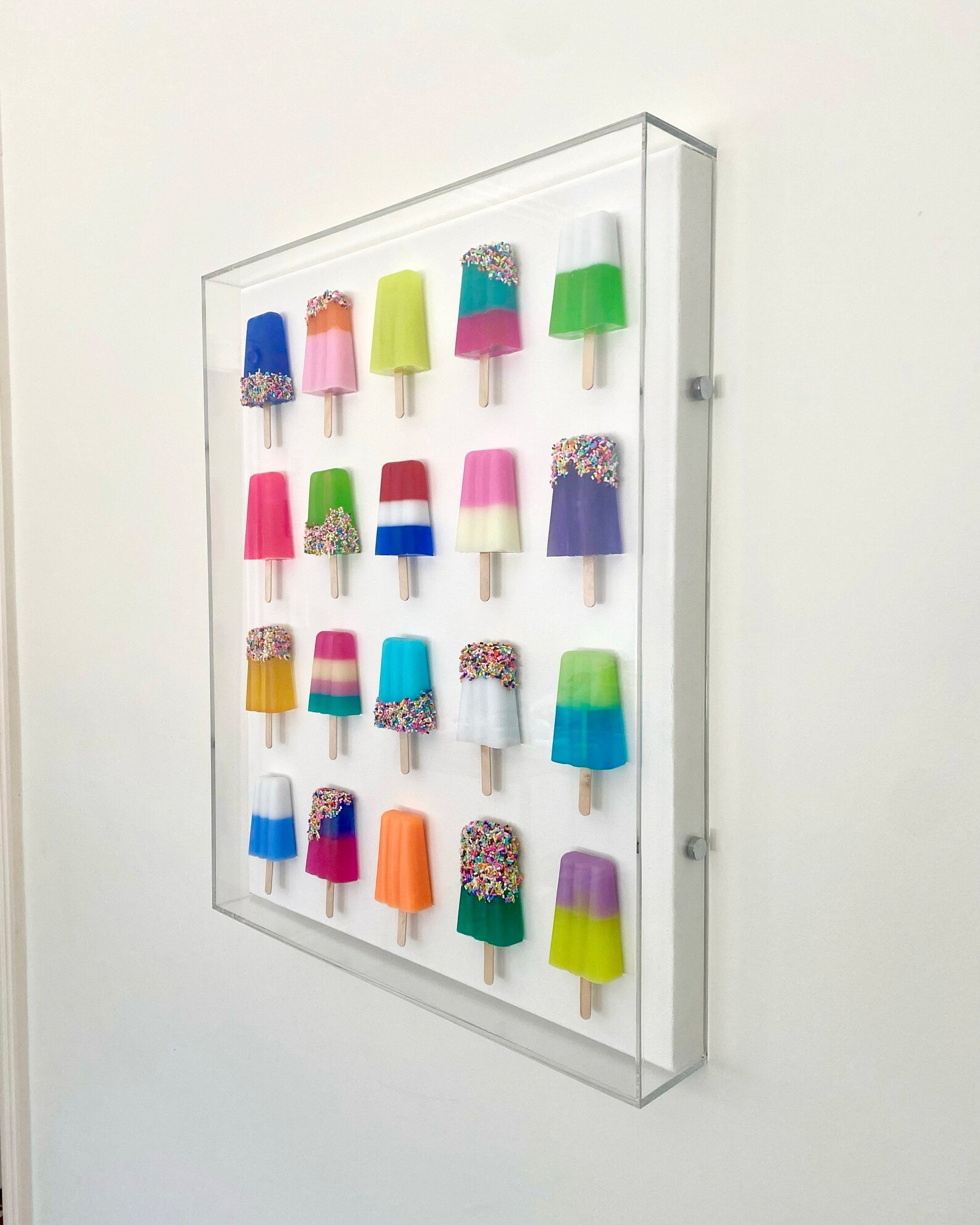 Resin Popsicle Wall Art Popsicle Painting Pop Art Popsicles - Etsy