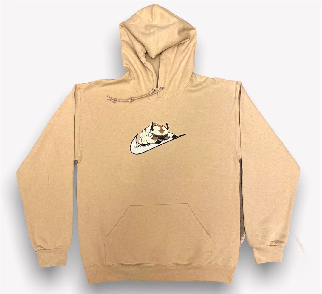 Nickelodeon Avatar Appa Embroidered Hoodie Embroidered - Etsy